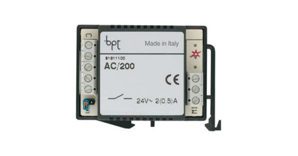 BPT AC/200 auxiliary relay system 200